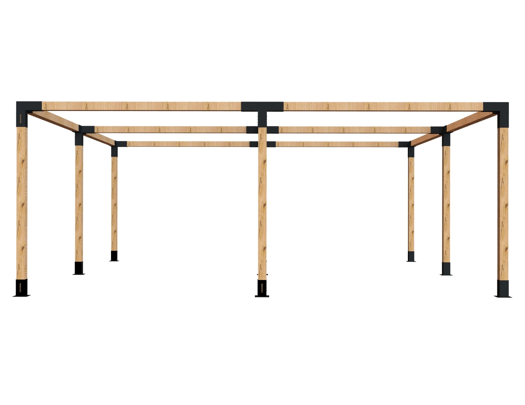 Expanded 'Four Squares' Pergola Kit for 90x90 Timber Posts – Modaprax