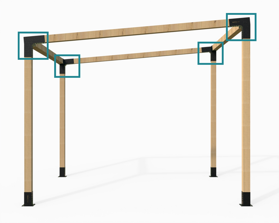 Pergola Brackets for 90x90 Posts – Page 2 – Modaprax